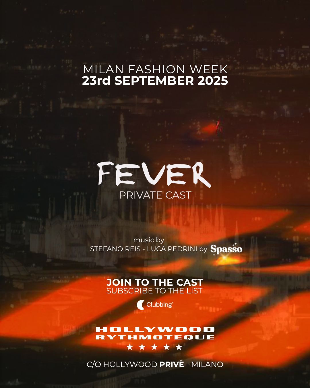 Fever Private Cast debutta il 23 Settembre 2025 all’Hollywood ...